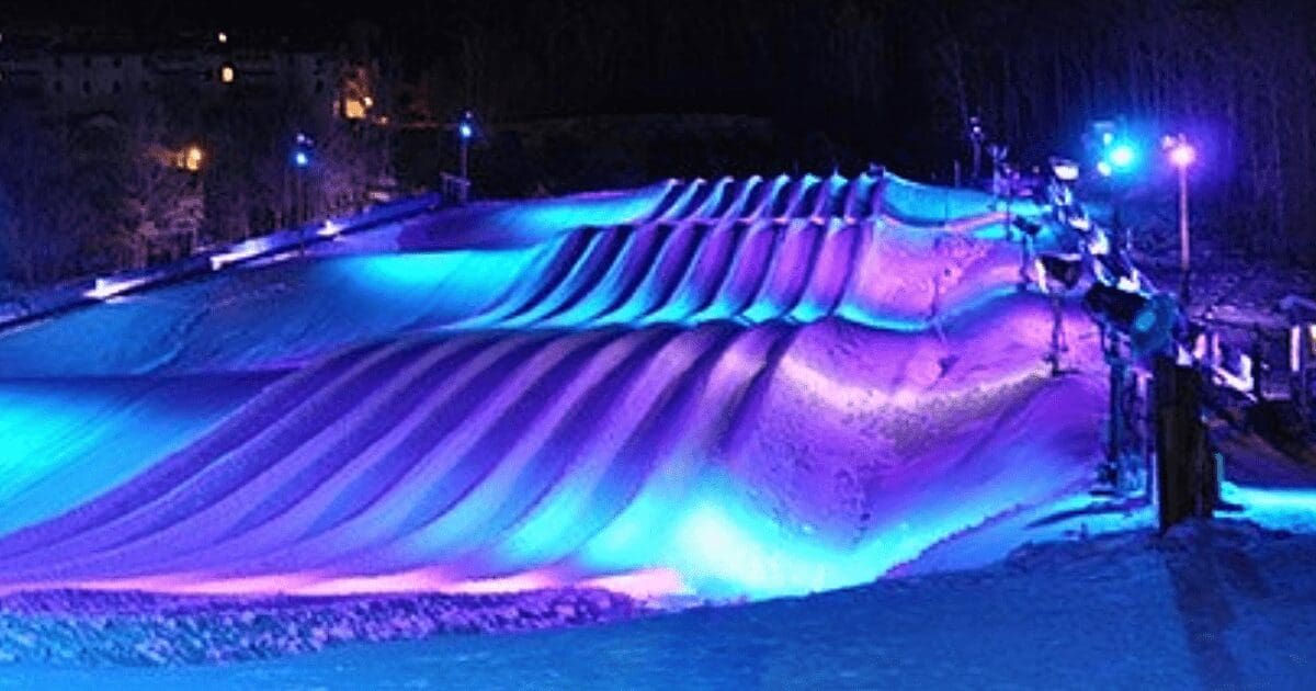 Northern Lights Snow Tubing